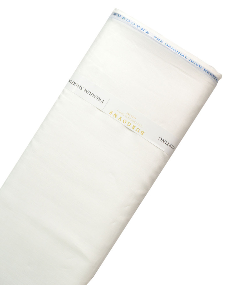 Burgoyne Men's 100% Irish Linen 100 LEA Solids Unstitched Shirting ...